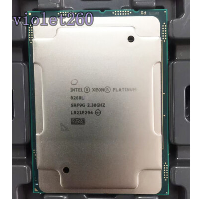 Intel Xeon Platinum 8260L QS CPU LGA3647 2.3ghz 24 Core 165w srf9g ...