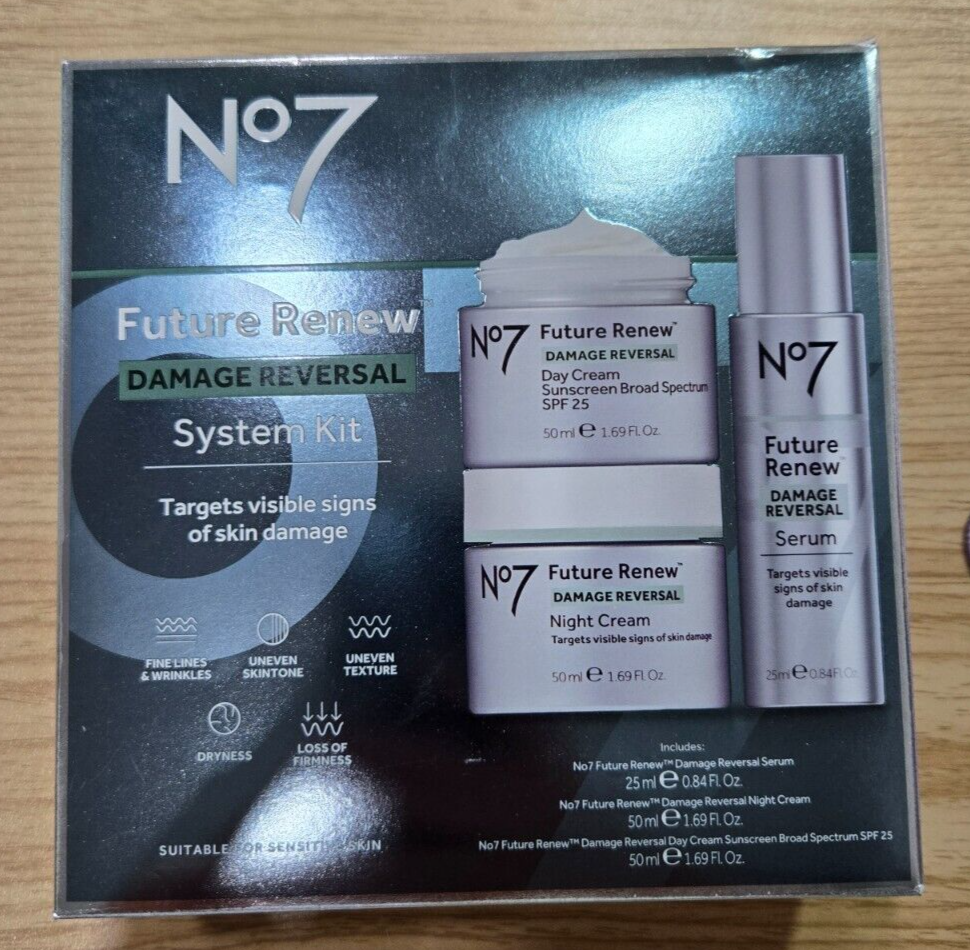 No7 Future Renew Damage Reversal Skincare System Kit Exp02/26 #736 | eBay