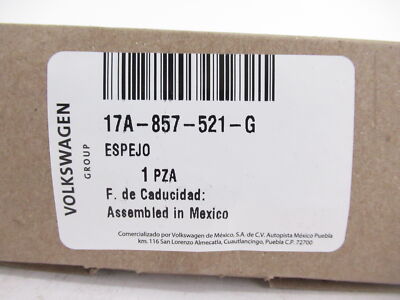 Genuine OEM Volkswagen 17A-857-521-G Driver Side Mirror Glass 2019 ...