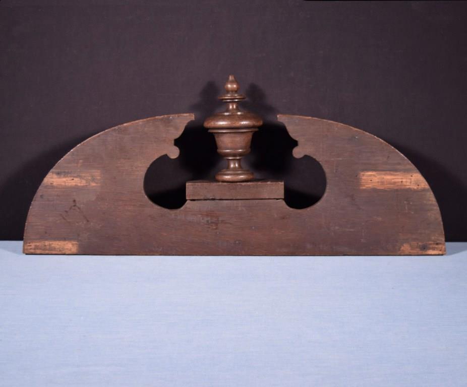 29" Wide Antique French Crest/Pediment/Crown in Solid Oak Carved Wood ...