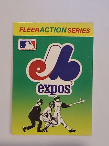 1990 Fleer Montreal Expos Team Stickers Baseball | eBay