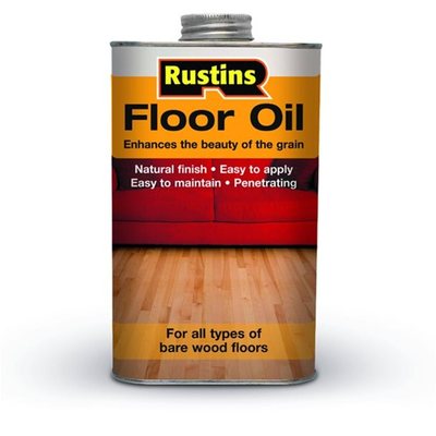 Wood Floor Oil Rustins 1 Litre Enhances the Beauty of Bare Wood ...