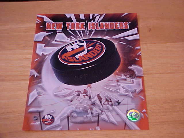 New York Islanders Puck Logo Officially LICENSED 8X10 Photo FREE ...