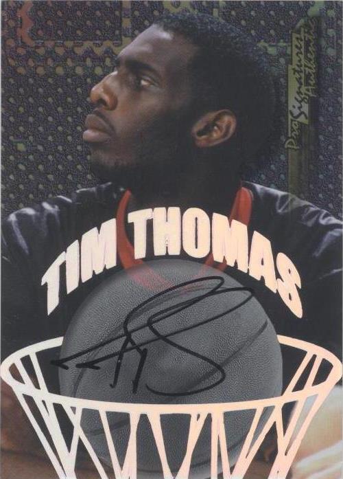 1998-99 Collector's Edge Impulse - Pro Signatures Authentic Tim Thomas ...