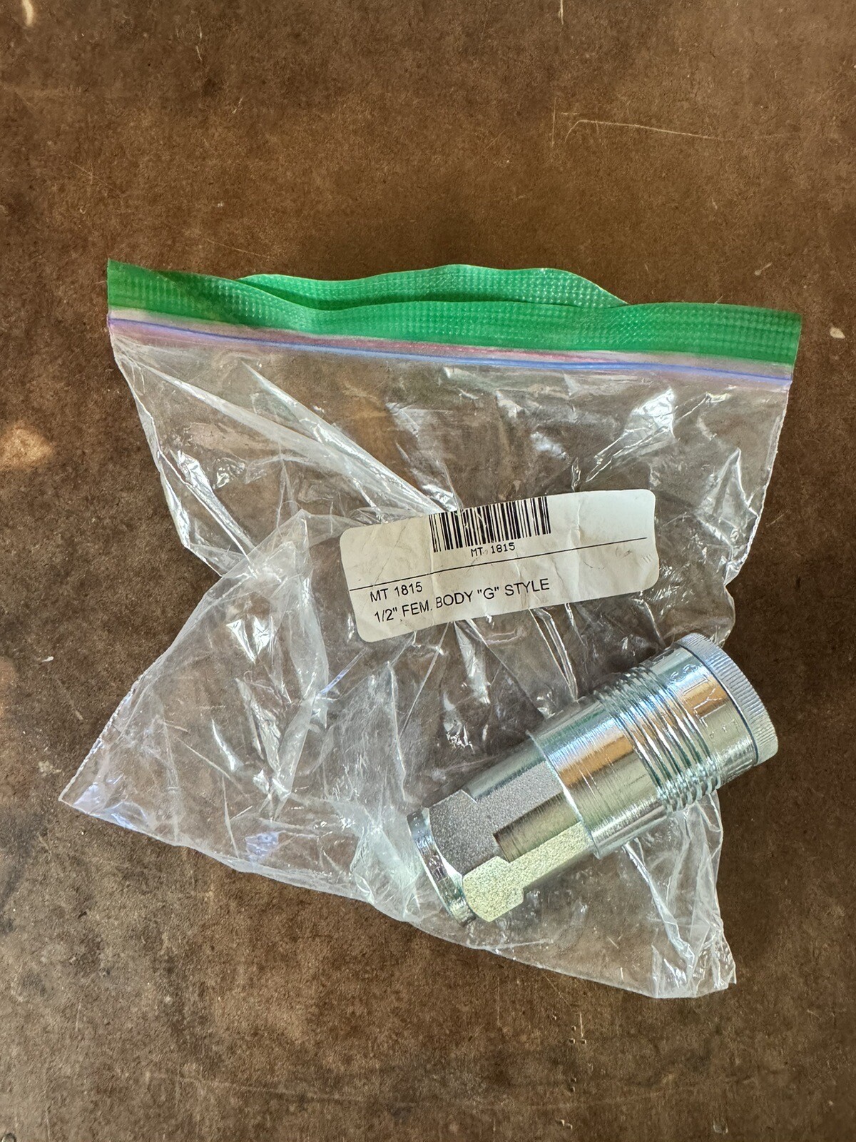 New Milton G" Style 1/2" FNPT Female Coupler S1815 Soild Steel USA Made ...