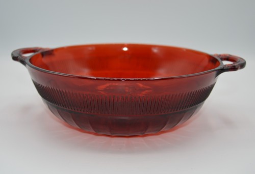 Anchor Hocking Royal Ruby Coronation 8 inch Master Berry Bowl | eBay