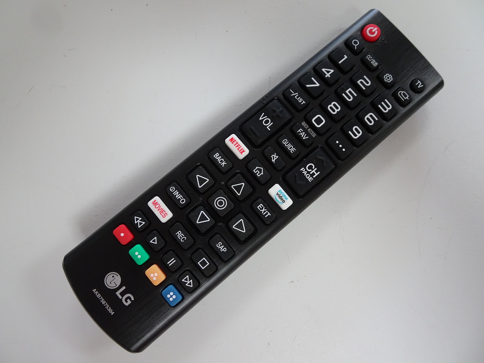 LG 65UM7300PUA 32LM570BPUA Remote AKB75675304 Works with ALL LG Smart ...