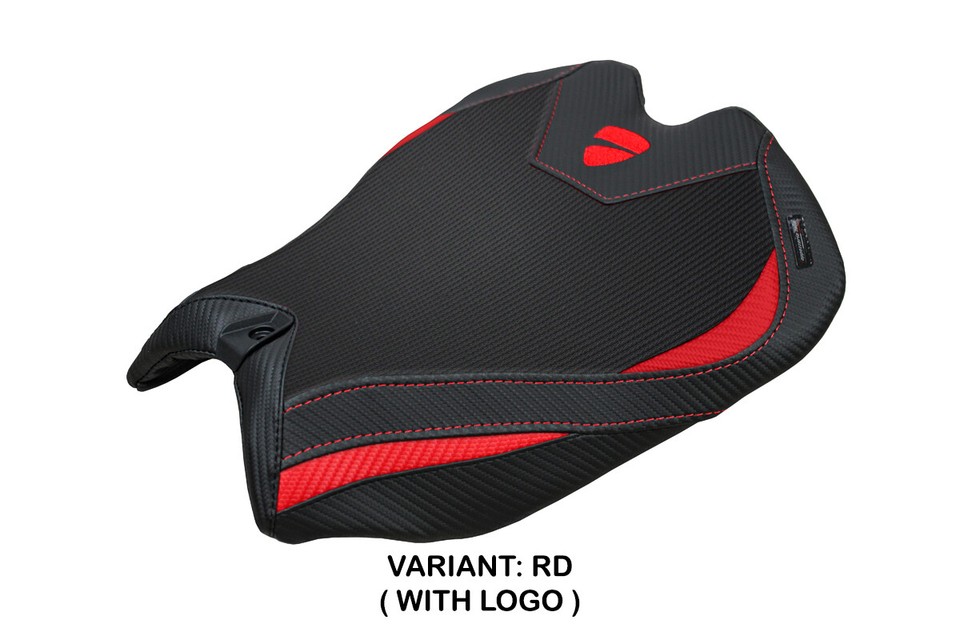 Ducati Panigale V4 2025 Seat Cover Tappezzeria Black Red Ducati Logo ...