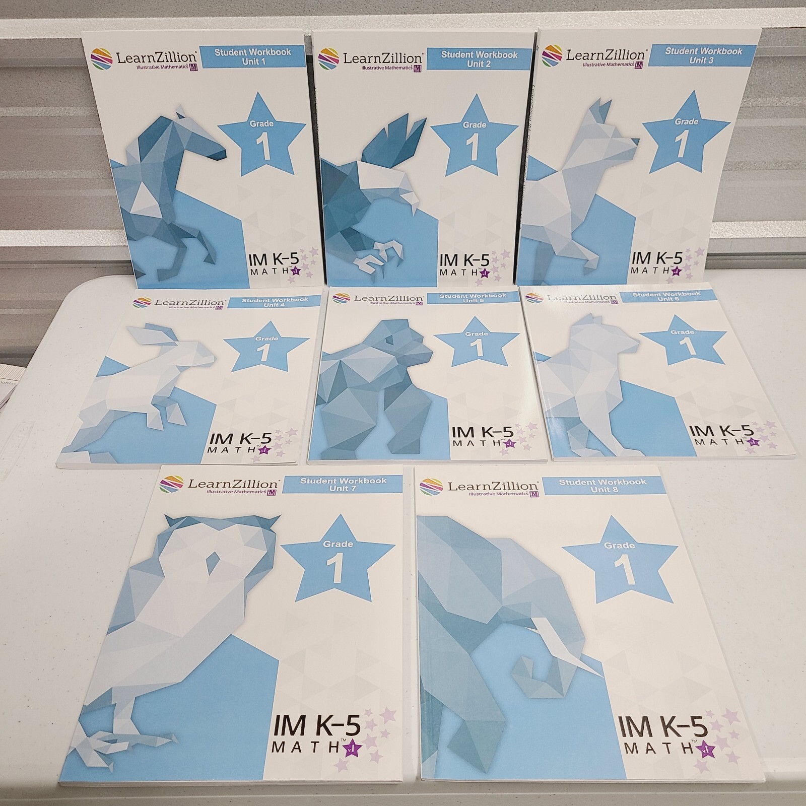 Grade 1 Student Workbooks - Units 1-8 - Learn Zillion Illustrative ...