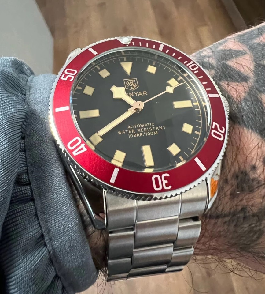 44mm Mechanical Watch | Italian Naval | Military Luxury | Analog watch ...