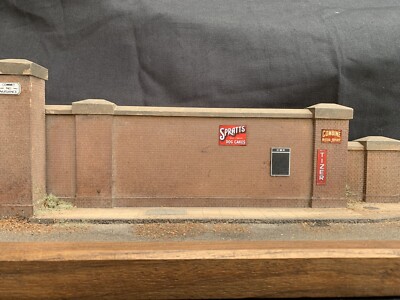 O Gauge Model Railway Retaining Wall Kit Medium Height | eBay UK