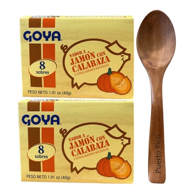 Goya Jamon con Calabaza Ham & Pumpkin 2 Pack with Wood Spoon | eBay