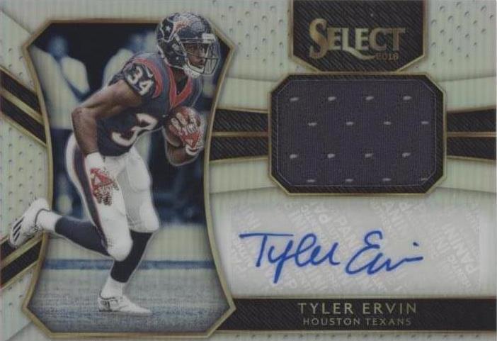 2016 Panini Select - Rookie Autographed Materials Tyler Ervin #RM-TE ...