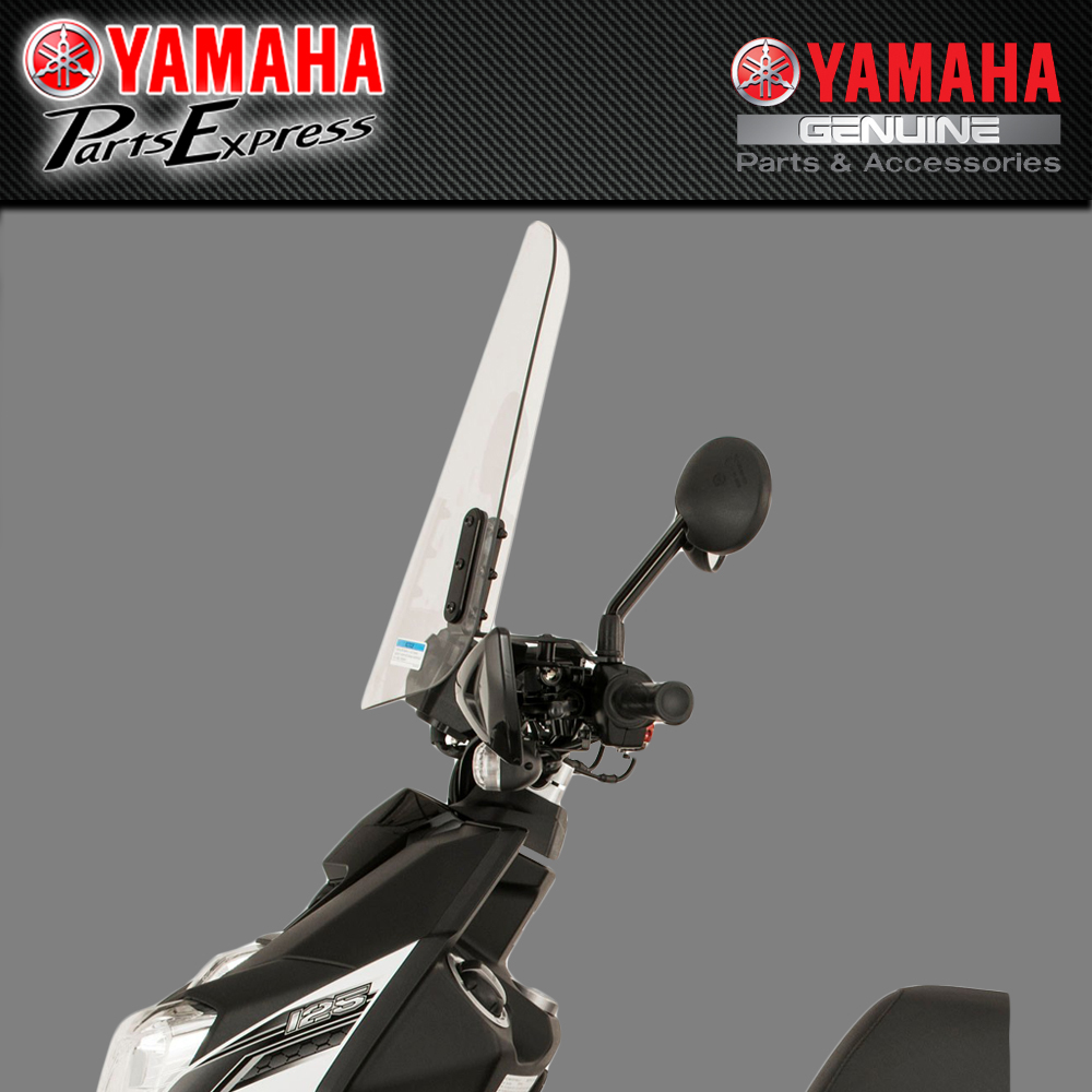 NEW 2009 - 2021 YAMAHA ZUMA 125 YW125 OEM WINDSHIELD W/ HARDWARE ABA ...