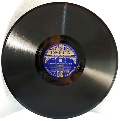 CHARLIE KUNZ Decca F 8198 I Married An Angel EUROJAZZ 78 RPM 1942 | eBay