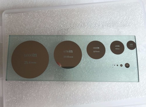 New Microscope Slide Dual Graduated Metric Inch Diameter Circle Stage ...