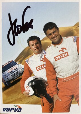 Krzysztof Hołowczyc SIGNED Photo Polish Rally Driver Poland Autograph ...