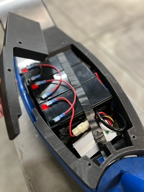 Razor E300, E325 Deck Conversion Kit for 3x12v SLA & Off-size Li-Ion ...