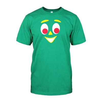 Gumby Shirt SIZE: XL - Gumby Face T-Shirt - QUANTITY DISCOUNTS - FREE ...