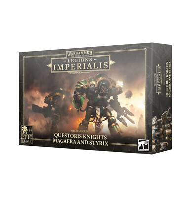 Legions Imperialis Mechanicum Questoris Knights Magaera & Styrix new in ...