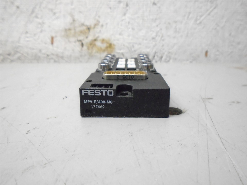 FESTO MPV-E/A08-M8 177669 Multi-pin Plug Distributor | eBay