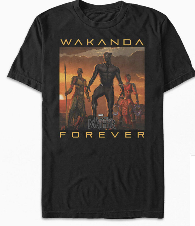 Infinity Saga Marvel Wakanda Forever Bleach Dye Grap… - Gem