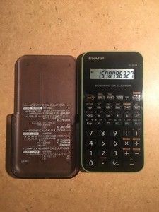 Sharp EL-501X Scientific Calculator With Cover Tested Works | eBay