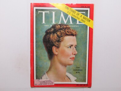 JUNE 20 1960 TIME news magazine SUBURBIA - SUBURBAN WIFE N4 | eBay