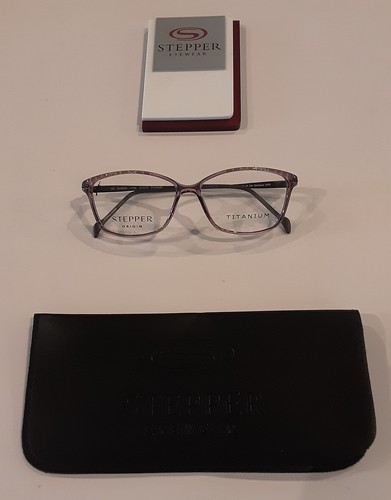 Stepper Titanium Eyeglass Frame SI30161 F180 51-13-135 Purple W/Case | eBay