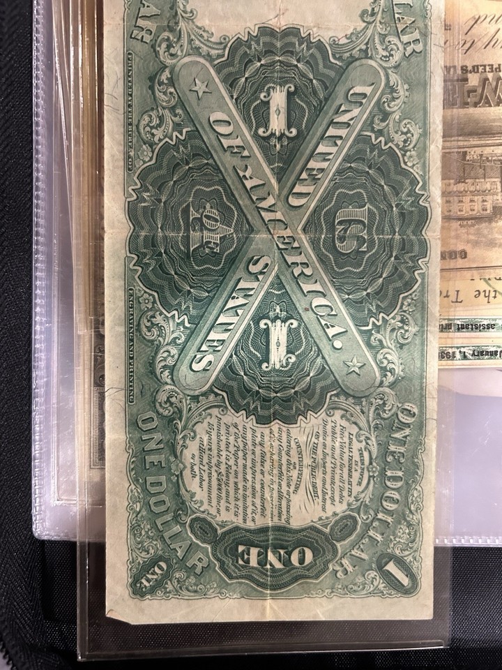 1917 United States $1 Large Size Red Seal Banknote Circulated | eBay