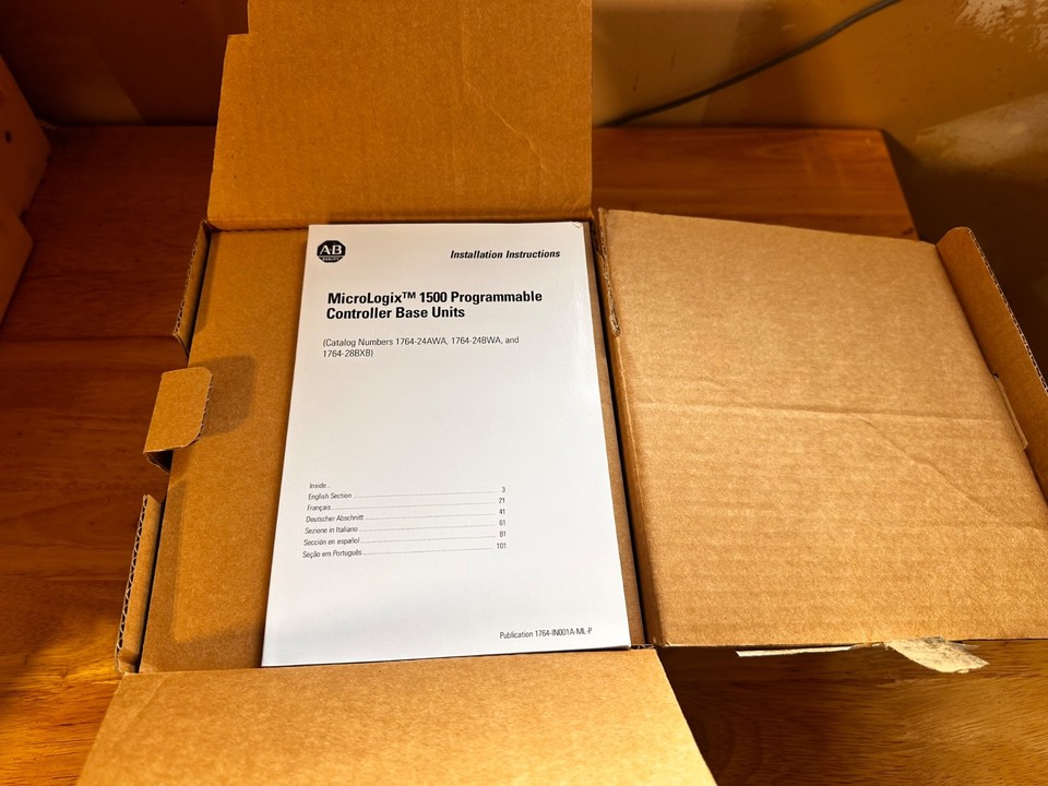 Allen-Bradley 1764-28BXB MicroLogix 1500 Plc Base FACTORY SEALED BAG ...