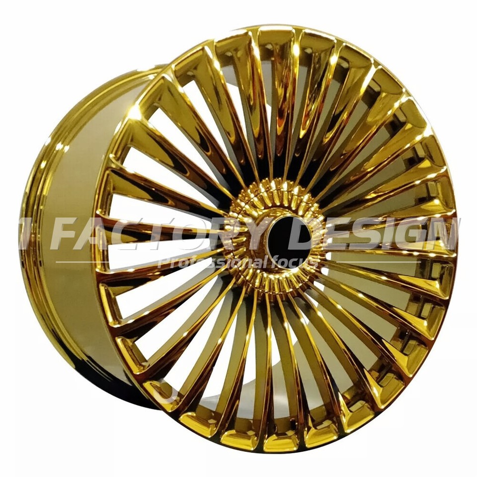 1PC CUSTOM 20" NEW CHROME GOLD FORGED WHEEL RIMS FIT FOR CADILLAC ...