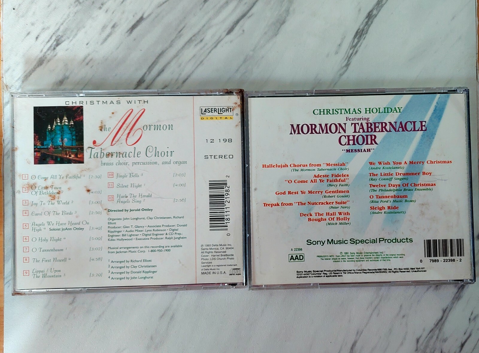 Mormon Tabernacle Choir CD Lot of 8 Discs Messiah Greatest Hits ...