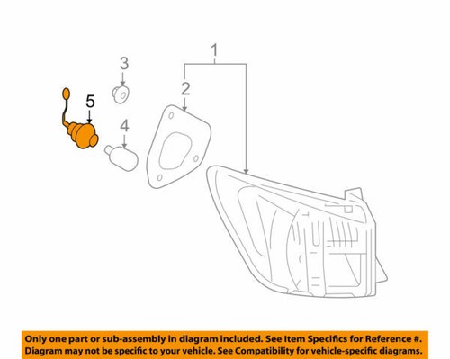 81555-53250 Toyota Socket & wire sub-assy, rear combination lamp, rh ...