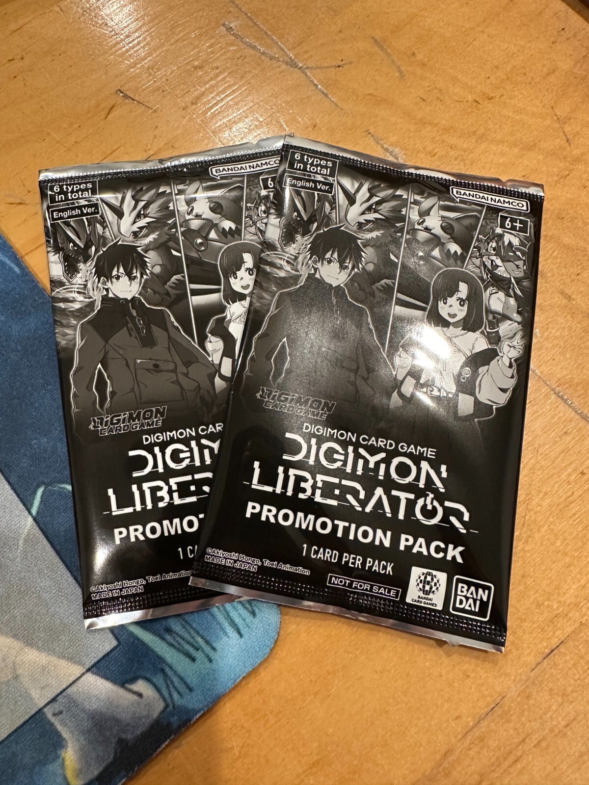 2x Digimon Card Game Liberator Promotion Pack SEALED 2024 Gamefest | eBay