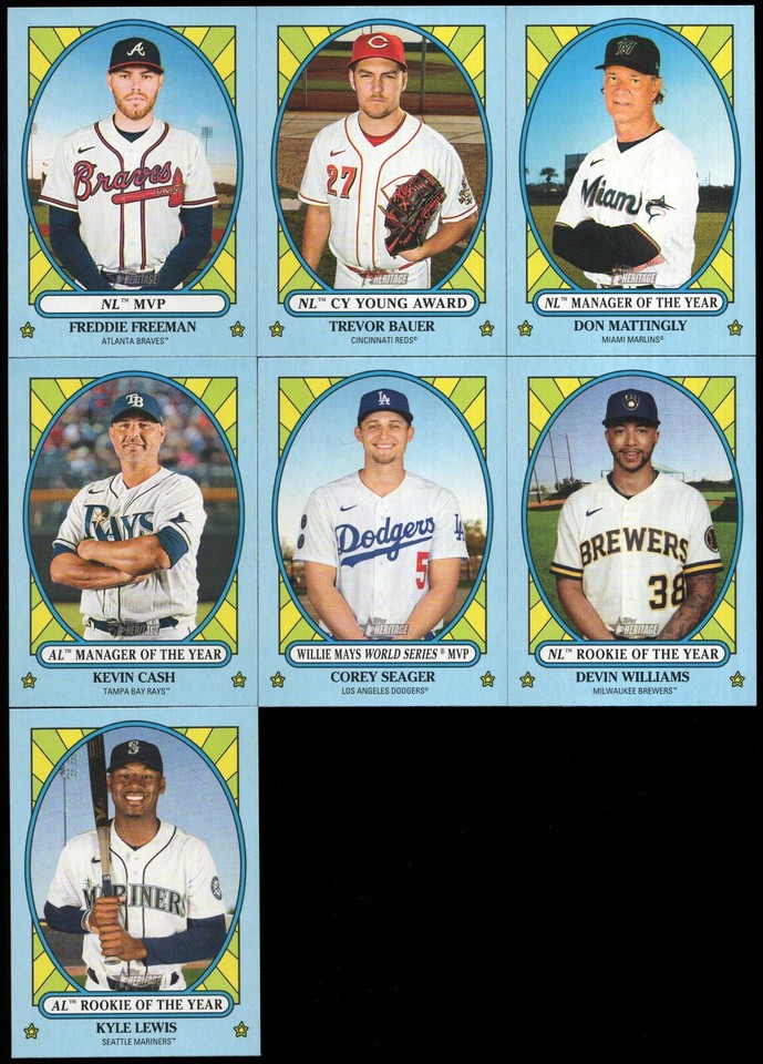 2021 Topps Heritage High Number INSERTS....YOU PICK FROM LIST....PWE ...