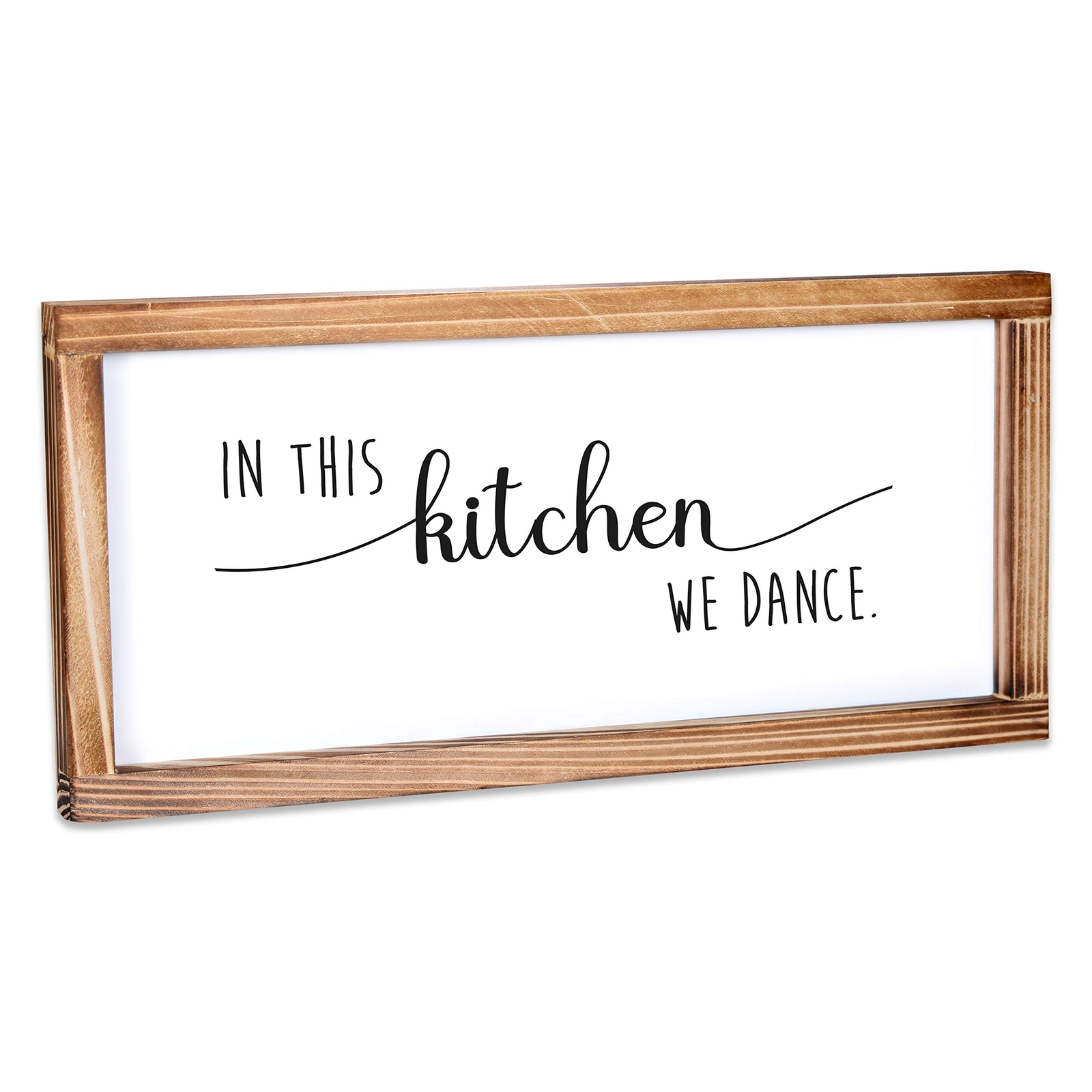 In This Kitchen We Dance Sign 8x17 Inch - Dance Kitchen Sign Wall Decor ...