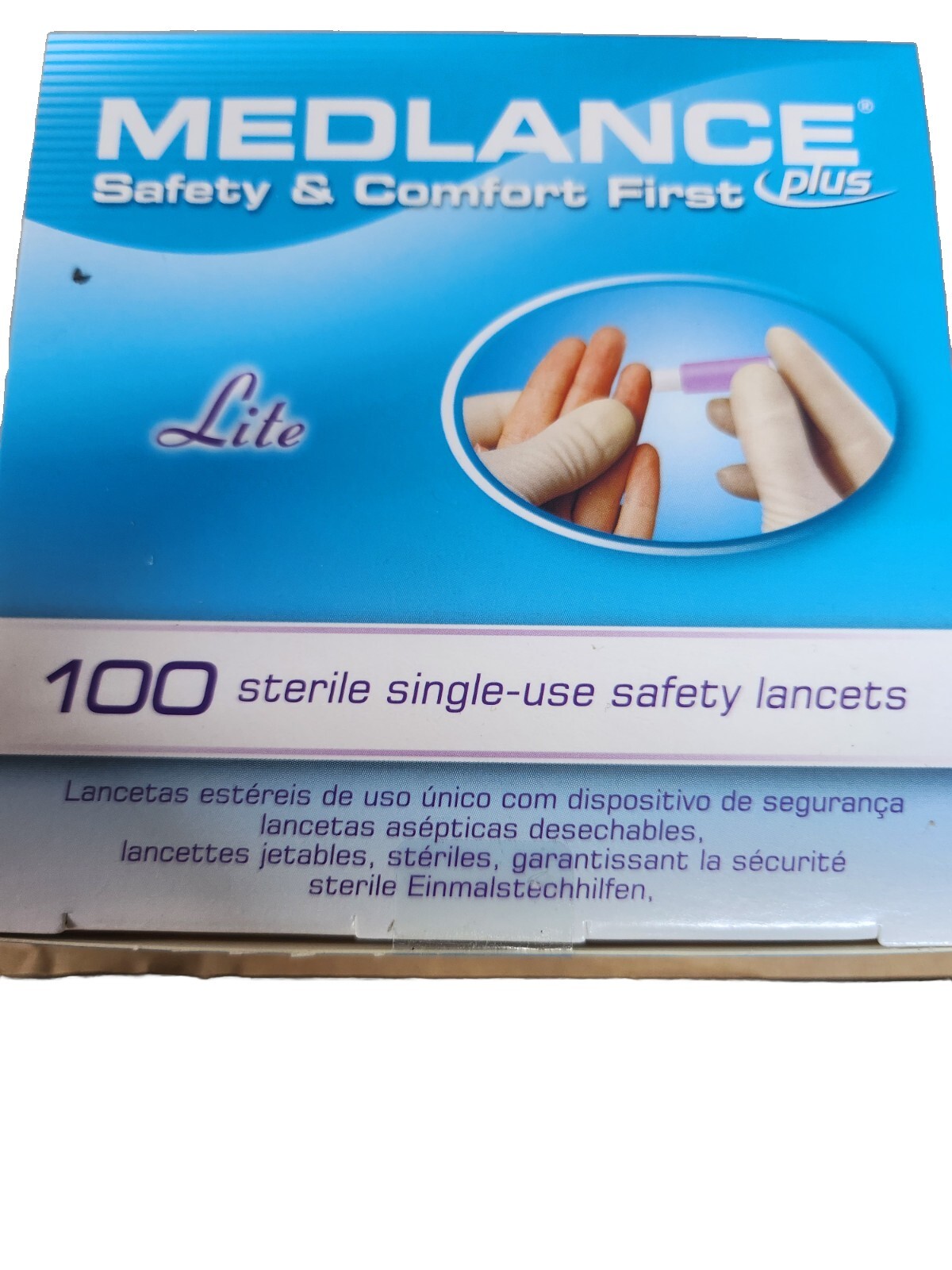 Medlance Plus Safety Lancet 25G (100 Count) 1.5mm. | eBay