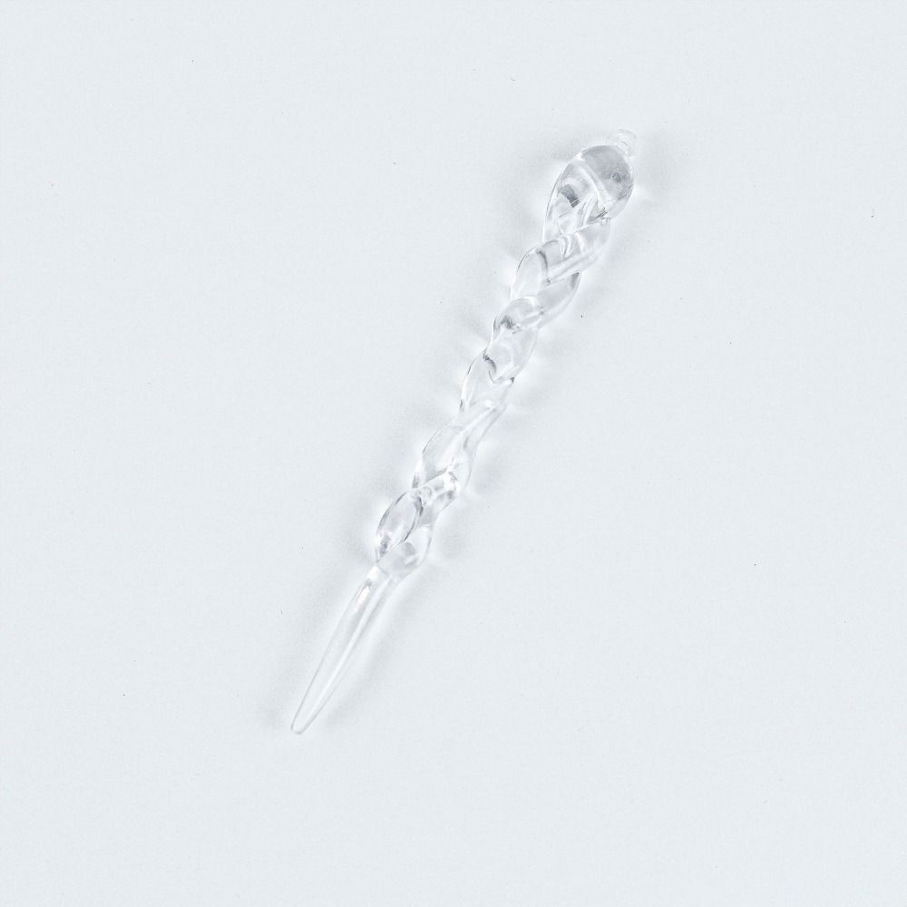 12PCS Acrylic Ice Strip Pendant Thread Xmas Tree Drop Ornament Home | eBay