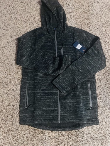 Men's ROARK M Charcoal Hooded Winter Snow Casual Zip Jacket Coat | eBay