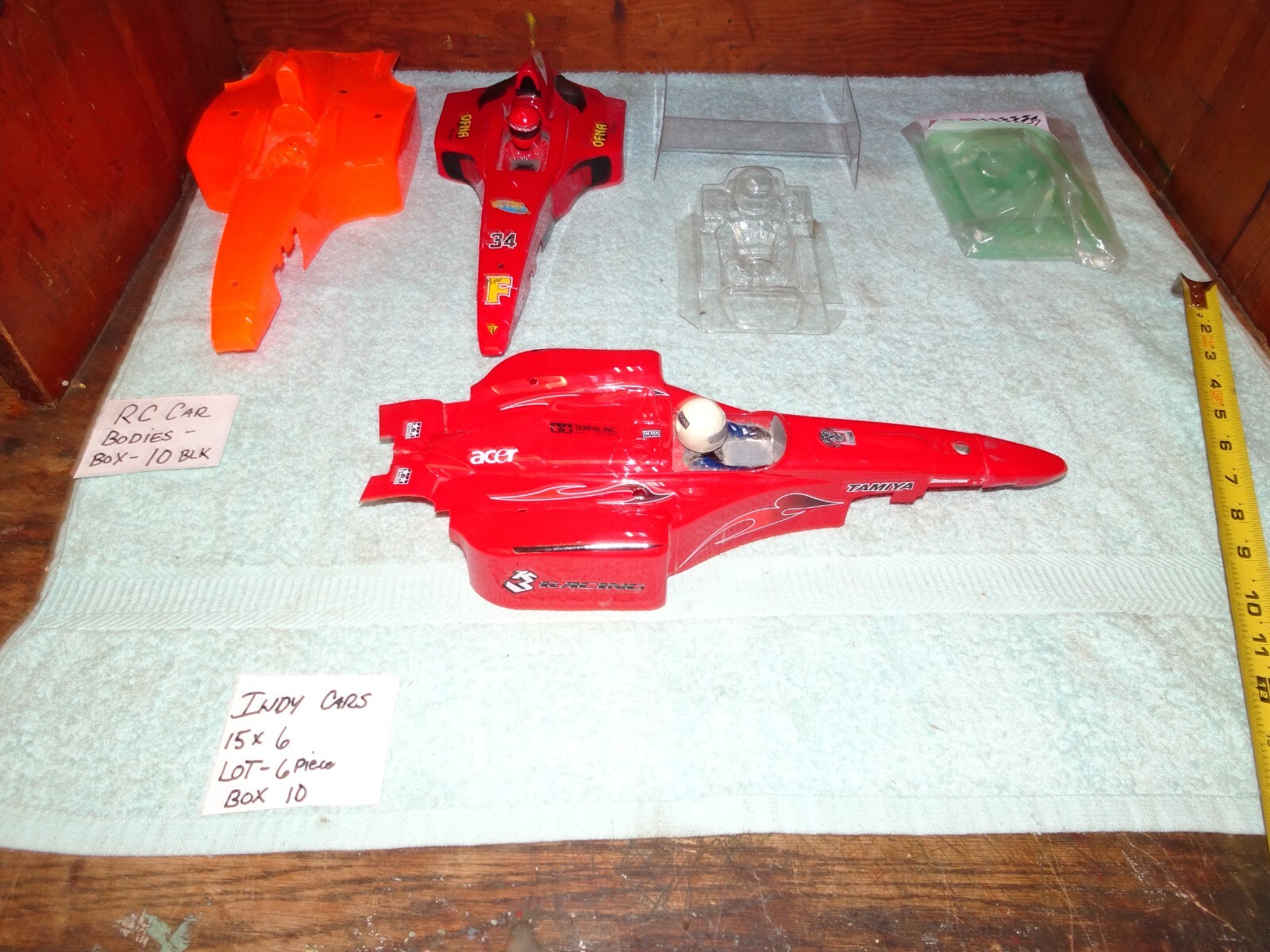 3 X Indy Body Pan Car Team Associated Tamiya WING DRIVERS RC12I Bolink ...