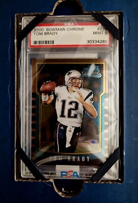 2000 Bowman Chrome Tom Brady #236 PSA 9 ROOKIE CARD! | eBay