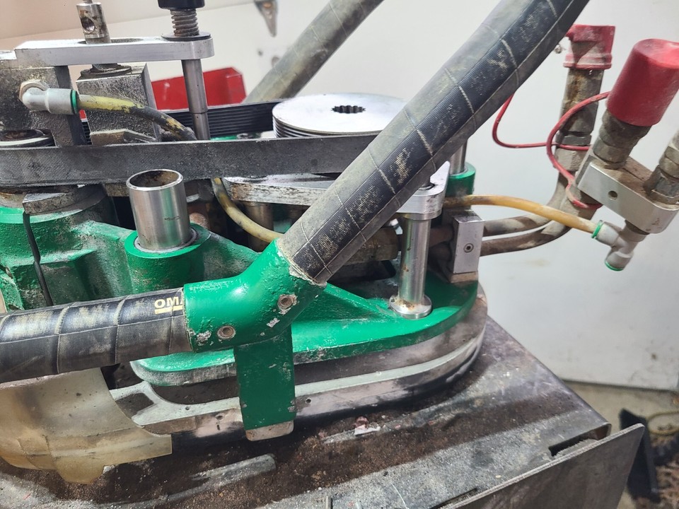 OMA AUCTOR CP99 HYDRAULIC ROUTER EDGE PROFILER POLISHING GRANITE MARBLE ...