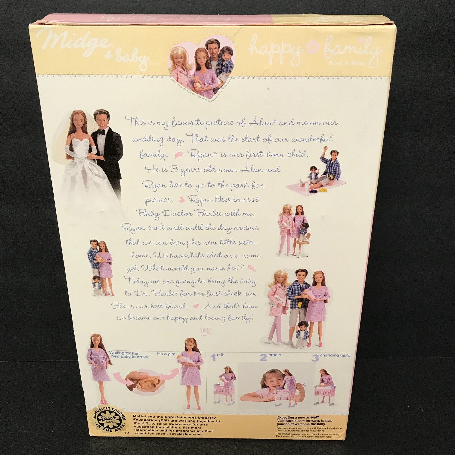 Pregnant Midge & Baby Barbie Doll Happy Family Baby Bump | eBay