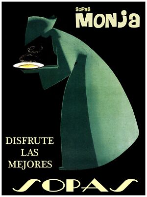 8267.Decoration Poster.Home Room wall art design print.Sopas Monjas ...