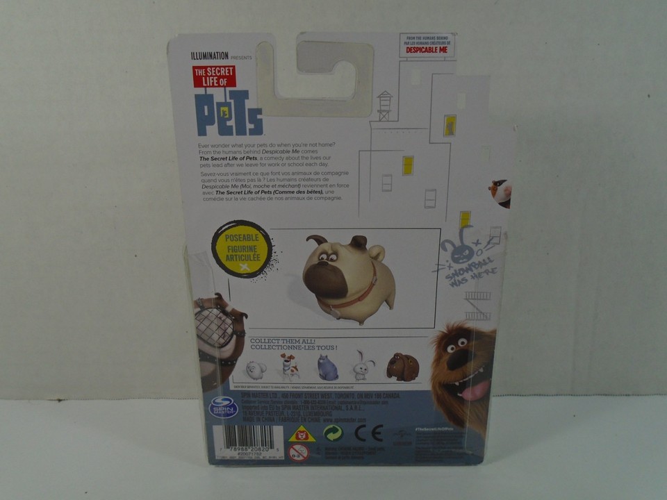 SPIN MASTER--THE SECRET LIFE OF PETS--2" MEL FIGURE (NEW) | eBay