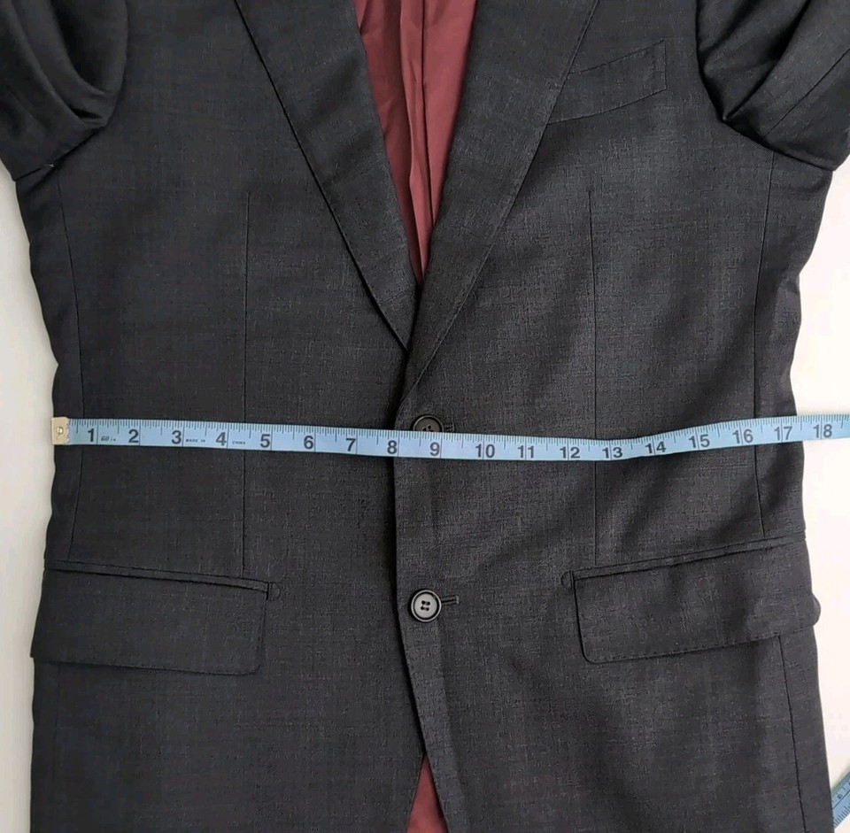 Spier Mackay Mens Gray 2 Piece Suit Size 38S - W32 X 29 | eBay