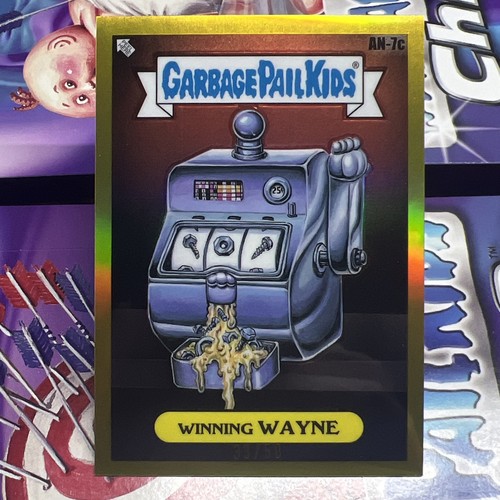 2024 Garbage Pail Kids Chrome 7 GOLD #AN-7c Winning Wayne 33/50 | eBay
