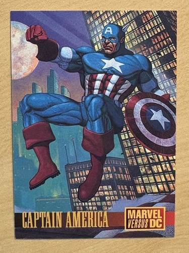 Captain America Marvel Vs DC 1995 DC Comics Promo Card, NM-MT | eBay