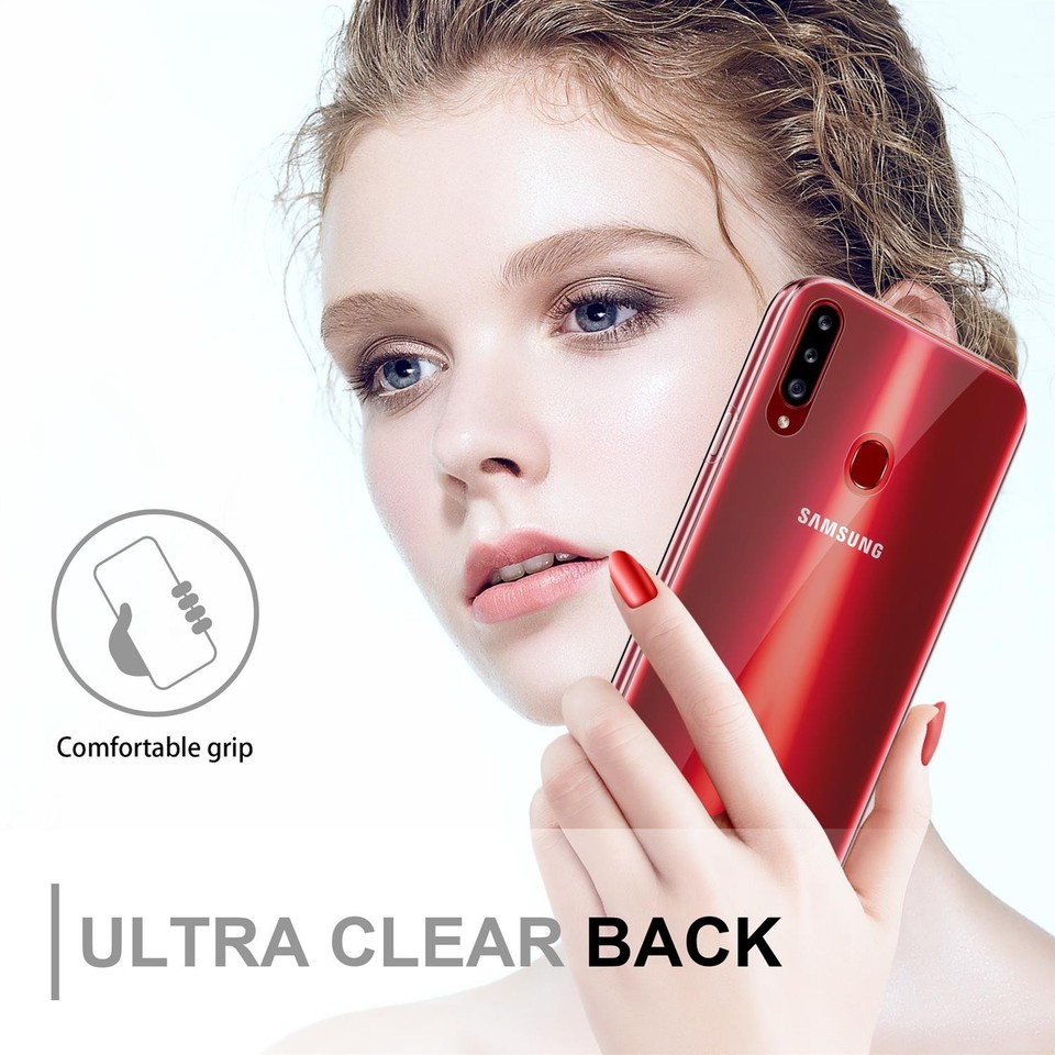 Case for Samsung Galaxy A20s Full Phone Cover Protection TPU Silicone ...